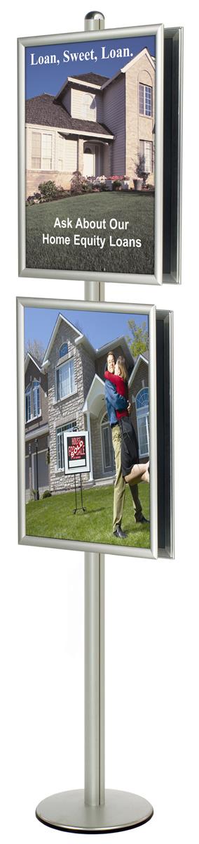 Floor Poster Stand | Double Sided 22" x 28" Frames