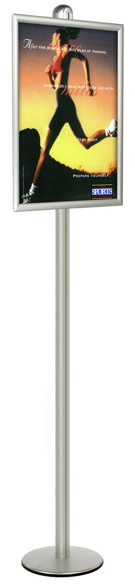 8' Poster Stand | Holds (1) 22" x 28" Graphic - 94" Height