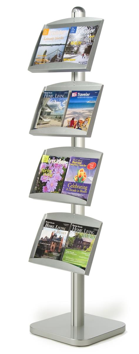 Brochure Stand | 2-Sided Floor Standing Literature Holder
