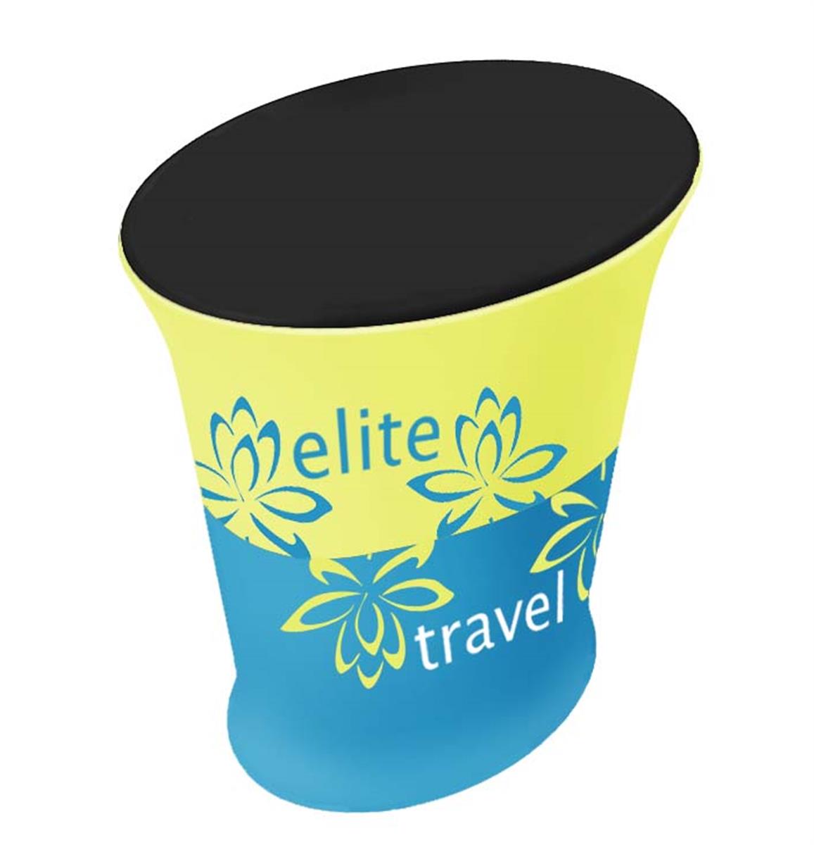 Promo Counter | Featuring Custom Stretch Wrap Graphics