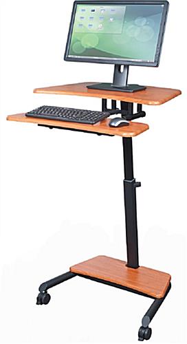 Stand Up Laptop Desk | 2 Locking Casters