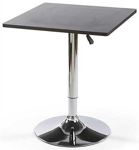 Pneumatic Table | Height Adjustable with Square Top