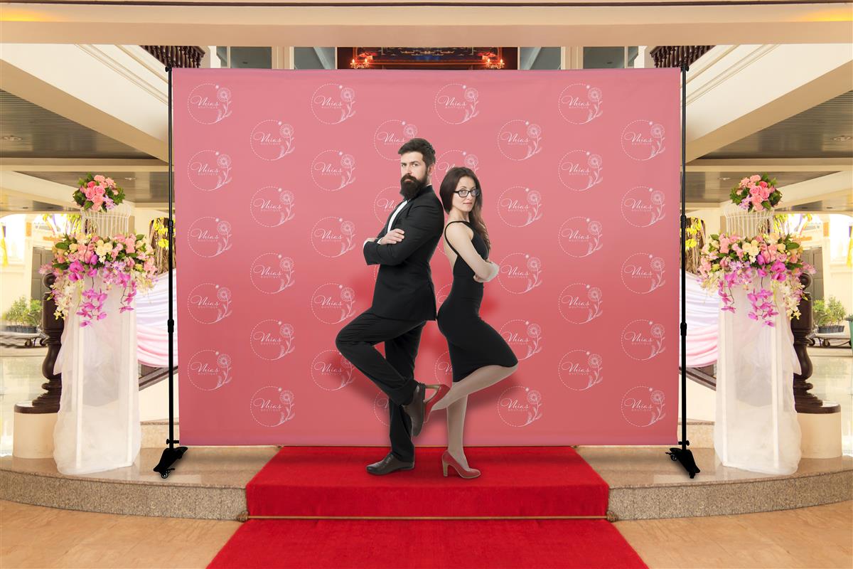 Custom Step and Repeat Backdrop | Personalized Event Graphics