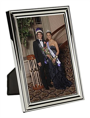 Small Silver Picture Frames | 5" x 7" Photo Holders