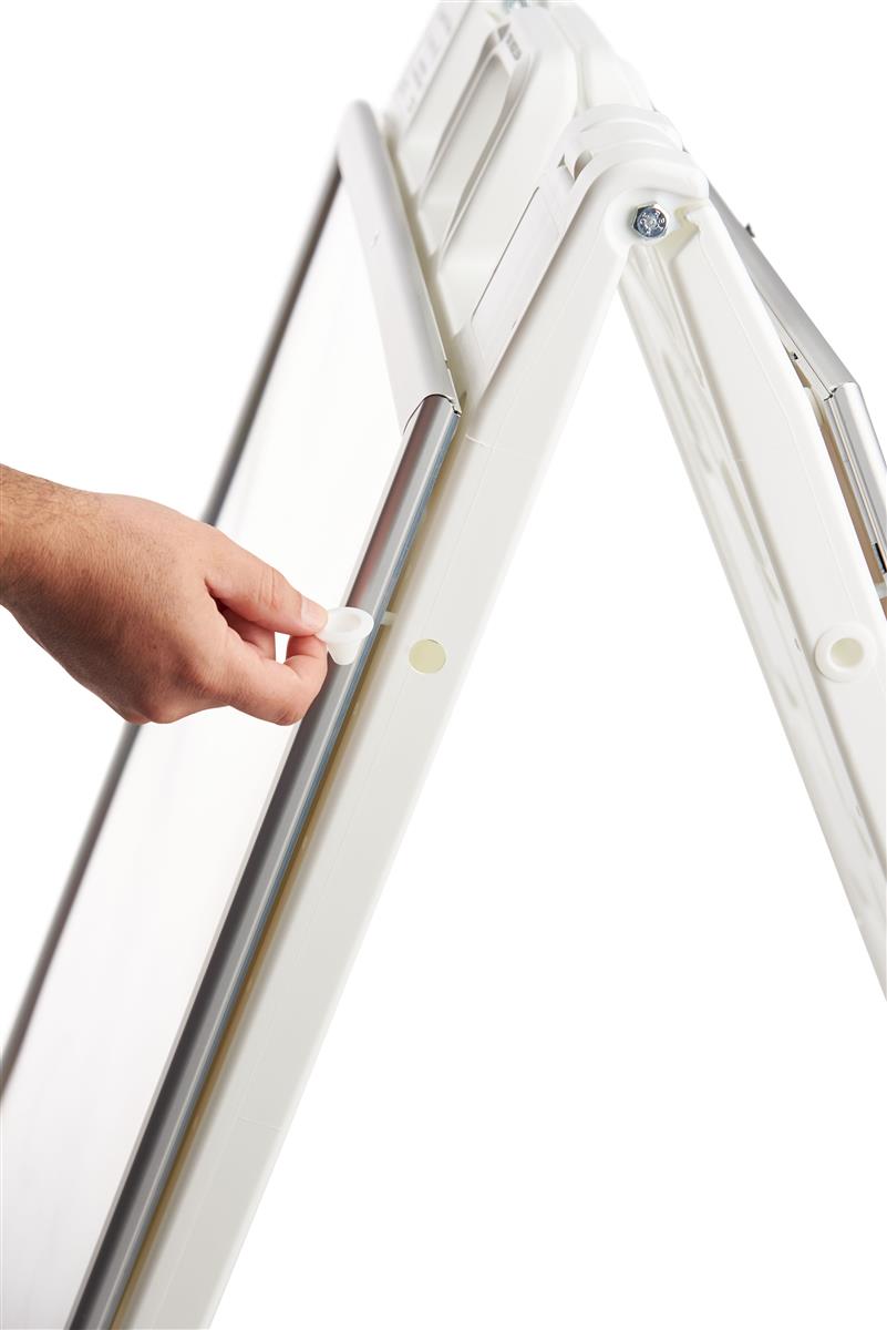 Snap Open A-Frame Sidewalk Sign | Weather Resistant Design