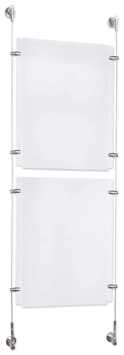 Wall Mounting Poster Signs | 2 Piece 11 x 17 Grid