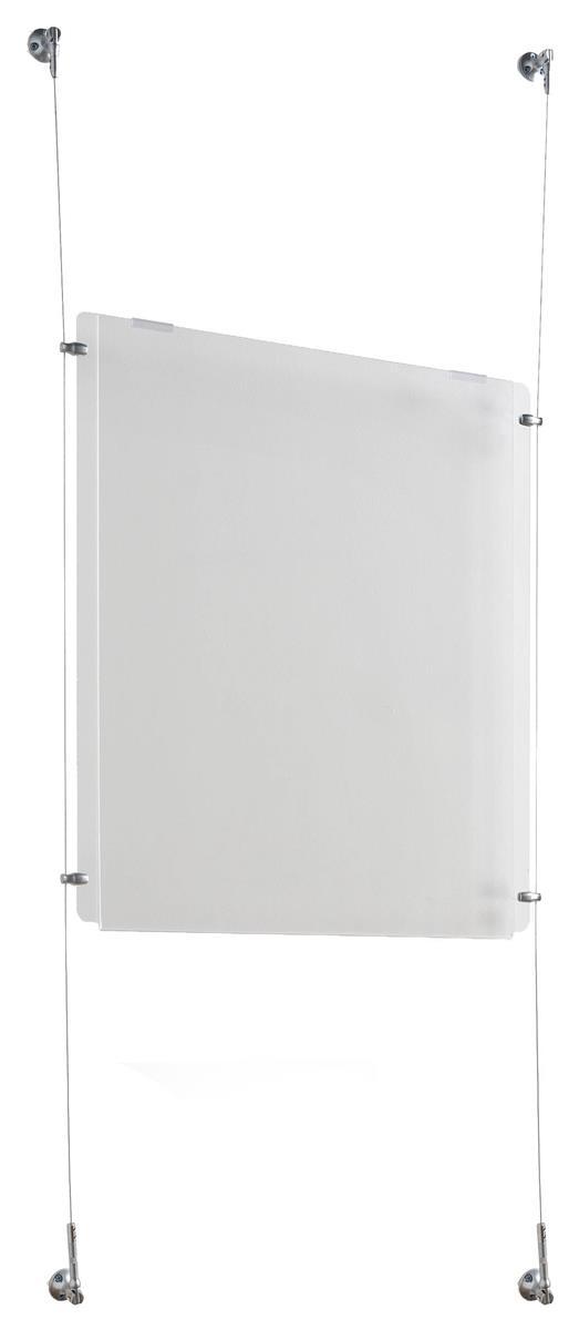 Wall Mounting Poster Signage - Single Frame Cable System