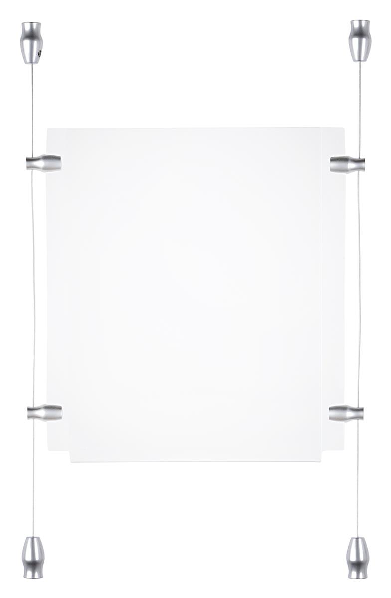 Window Hanging Sign| 8.5 x 11 Signage Frame - Cable System