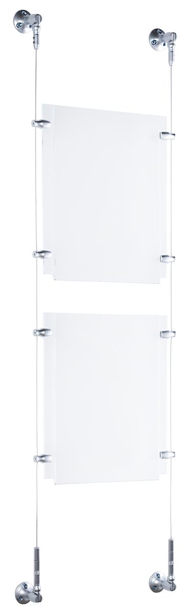 Wall Mount Poster Sign Systems | 8.5 x 11 Sign Grid