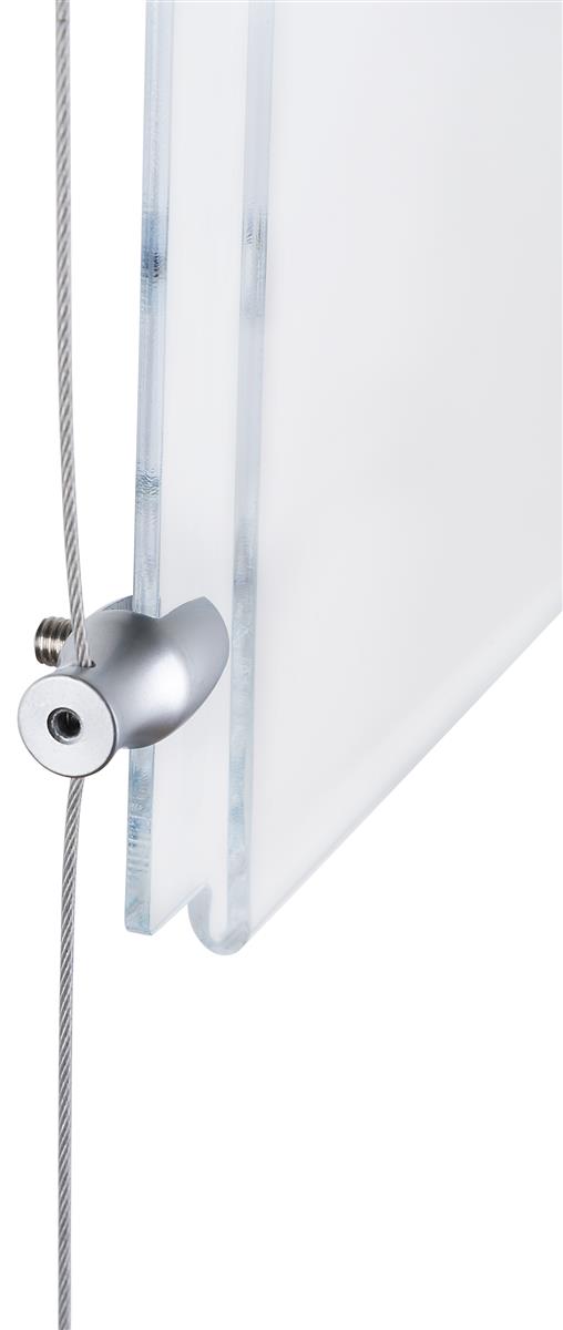 Window Hanging Sign| 8.5 x 11 Signage Frame - Cable System