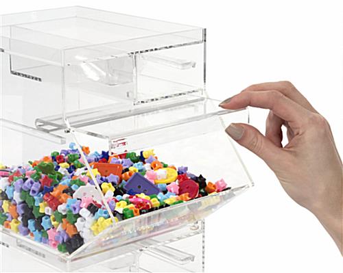 Plastic Display Container | Stackable Design
