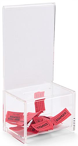 Locking Donation Box | Made of Recycled Acrylic