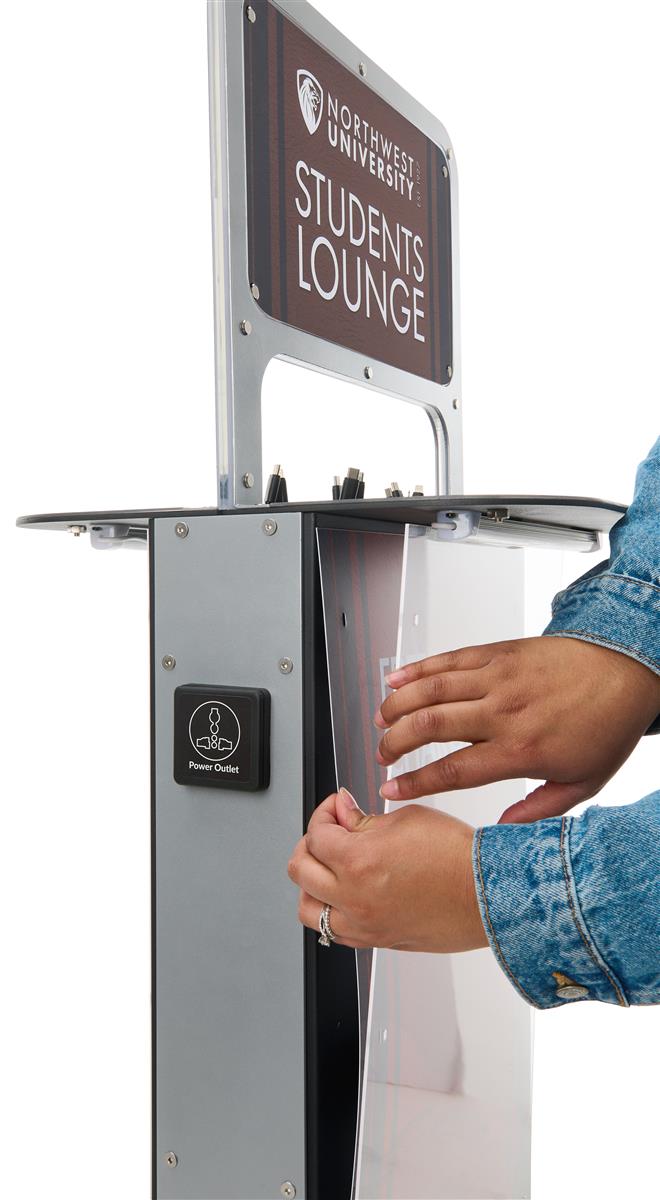 Phone Charging Station Kiosk | Two Universal Outlet
