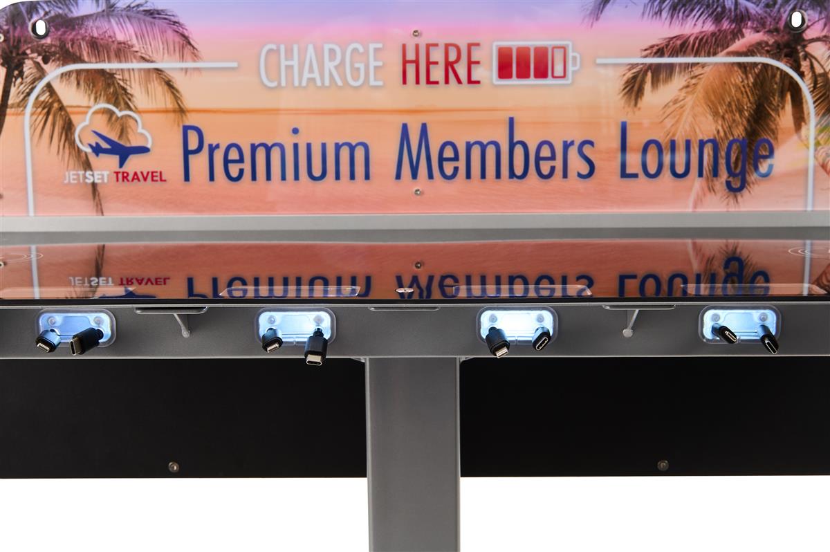 Charging Station Table | 12 Device Charging Capacity