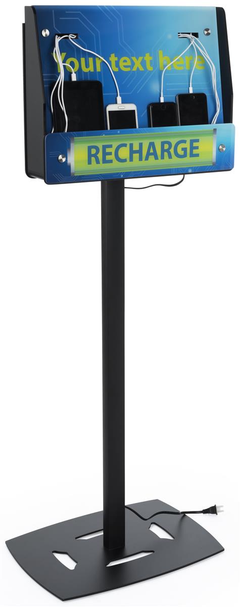 Floor Standing Device Recharge Kiosk | Simultaneous Charging