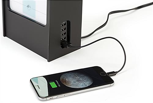 LED Menu Stand Power Bank | Illuminated 5 x 7 Lightbox