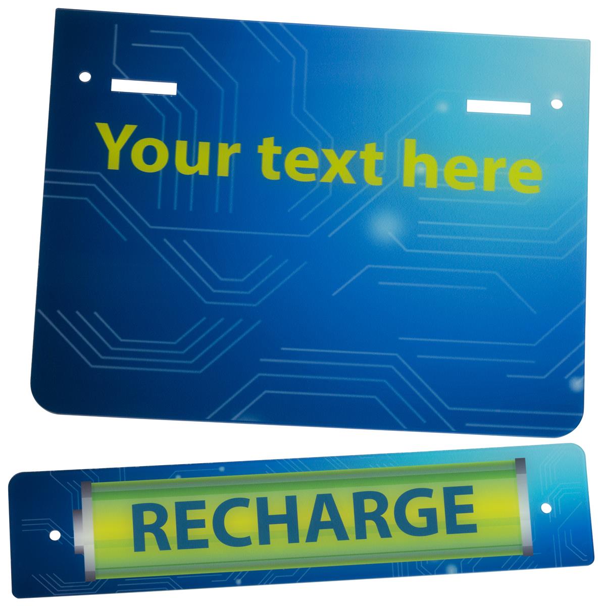 "Recharge" Personalized Replacement Graphics for CHRG8 Series