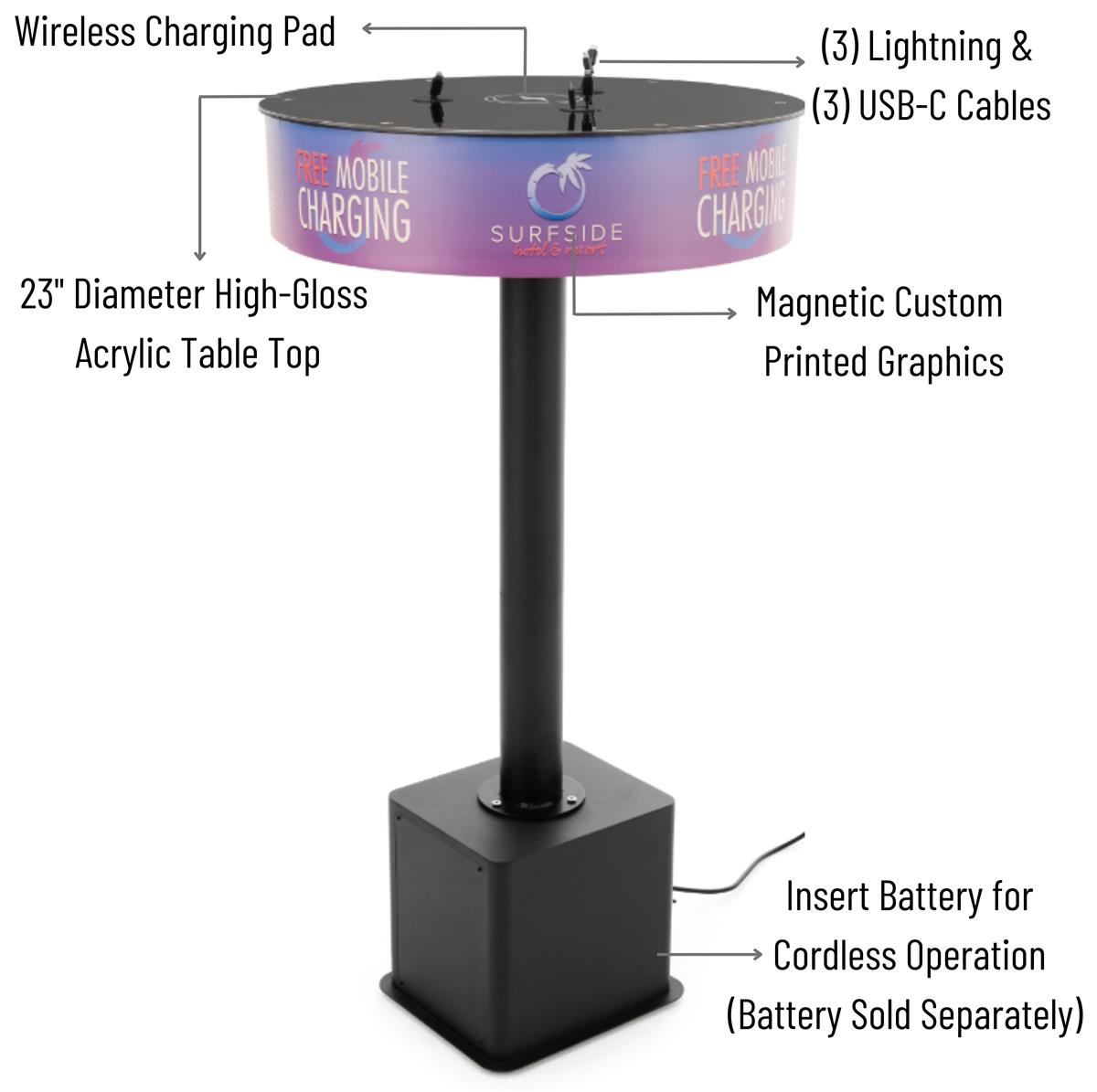 Mobile Charging Station | 7 Device Charging Capacity