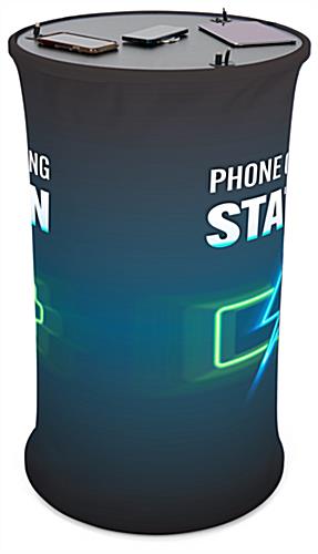 Mobile Device Charging Table | Six Retracting Charging Cables