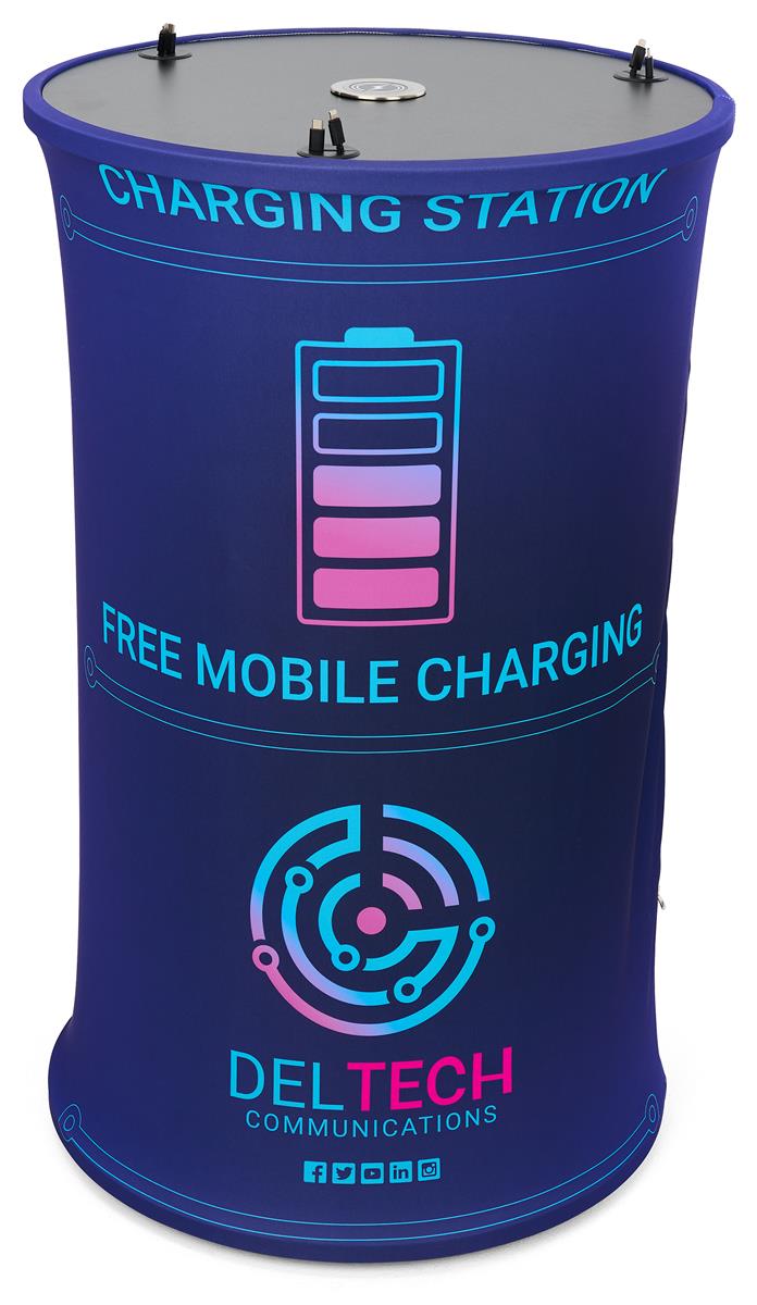 Portable Charging Station | Wireless Charging Pad & Six Cables