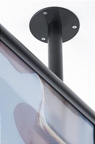 2-Post Flange Ceiling Graphic Sign Hanger | 28” x 22” Media Size