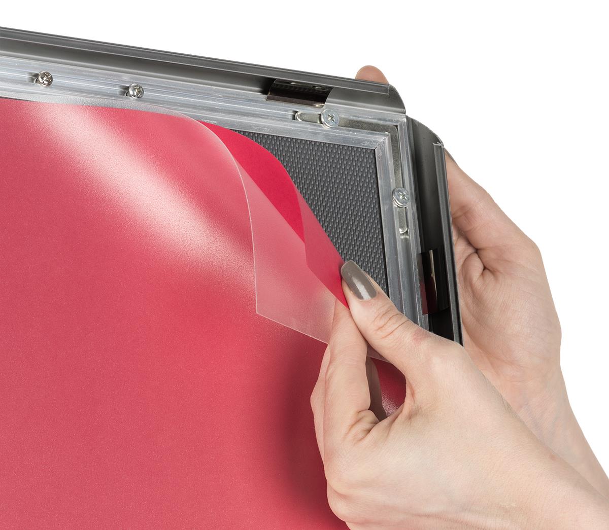 11” x 17” Sign Stand with Literature Pocket | Snap Frame