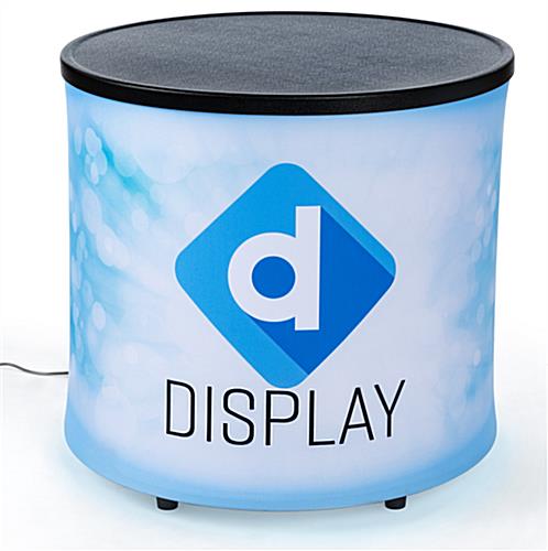 Small Round Backlit Inflatable Mini Counter | WaveLight Air