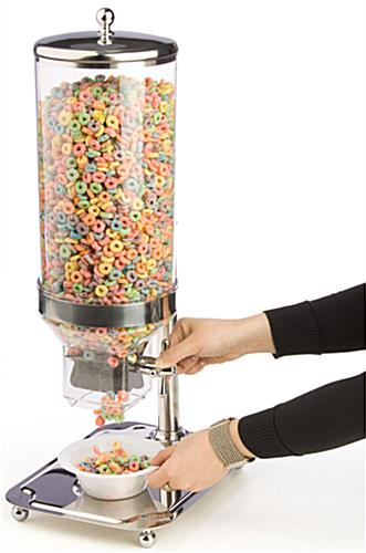 Cereal Dispenser - Portion Control System Holds 2.7 Gallons