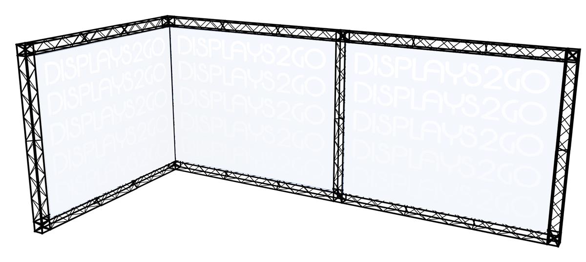 Truss Trade Show Booth | L-Shaped Design