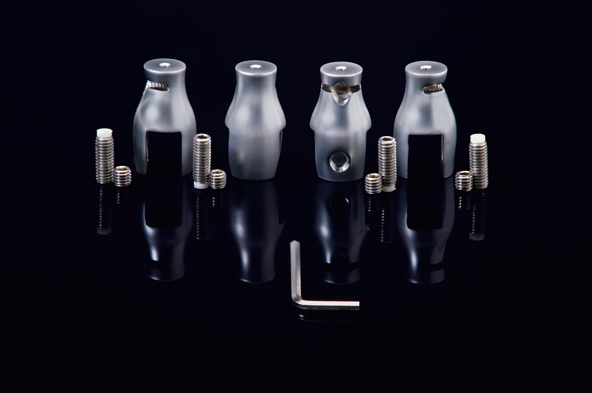 Cable Mounts | Edge Grip Clamps for Cable Hanging System Set of 4