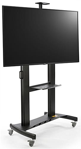 Mobile Digital Monitor Display Stand | Four Locking Caster Wheels