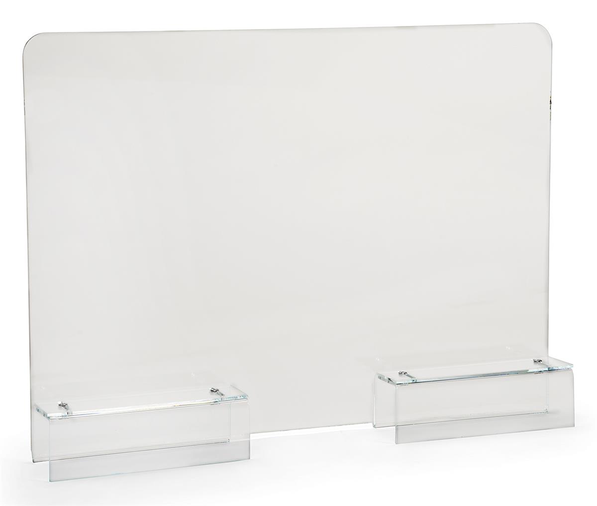 Clear Acrylic Cubicle Panel Extender | Dry Erase Write-On Design