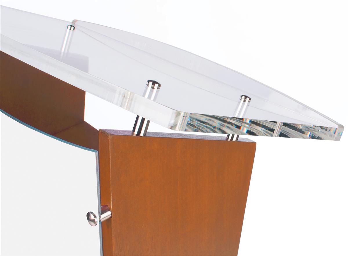 Acrylic Speaking Stand with Custom Printing | Full Color Graphics