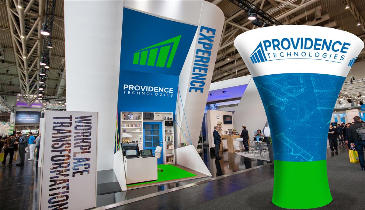 Custom Printed Cyclone Booth Divider| 360 Degree Artwork