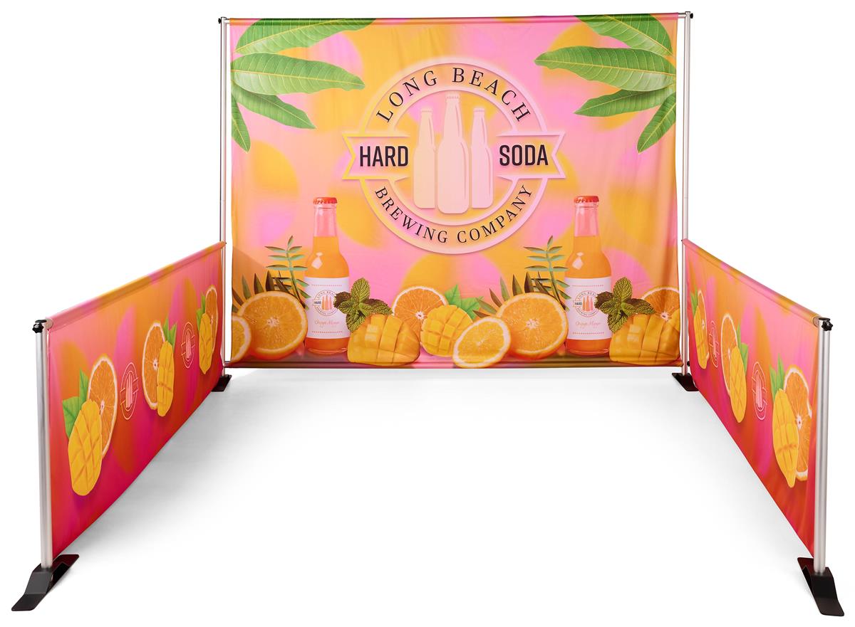 Replacement Graphics for D10FBKSCPR Trade Show Backdrop