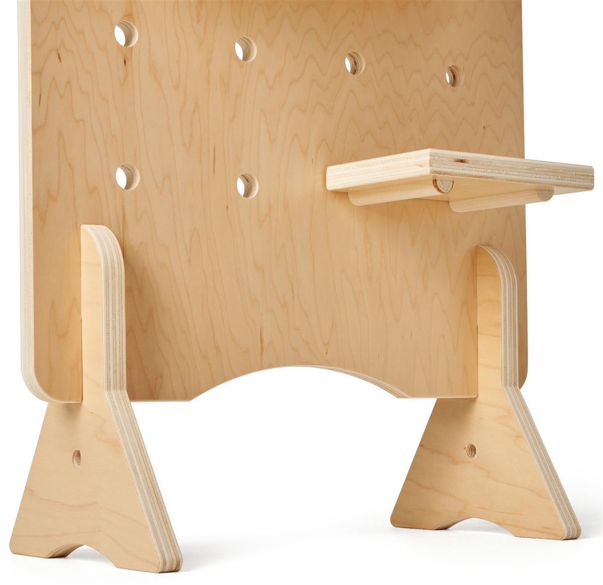 Pegboard Retail Display | Eco-Friendly Poplar Wood Build