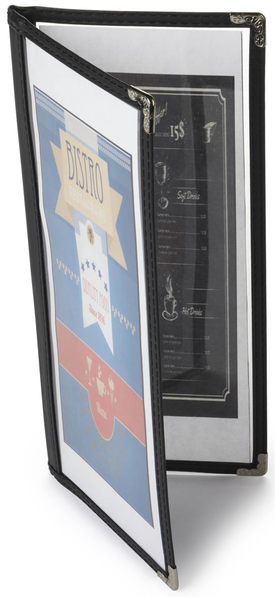 Beverage Menu Book | Clear PVC Front Lens