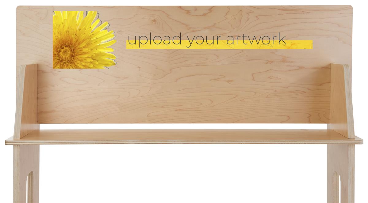 Custom-Printed Wooden Shelf Stand | Eco-Friendly Construction