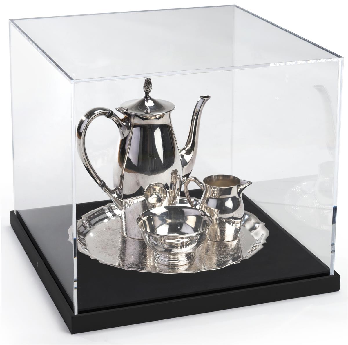 Gallery-Style Box Display Case | 16” x 16” Countertop Vitrine