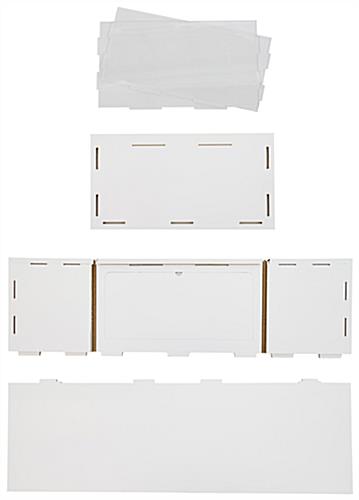 Portable Acrylic Display Counter with Graphics | FSC-Certified