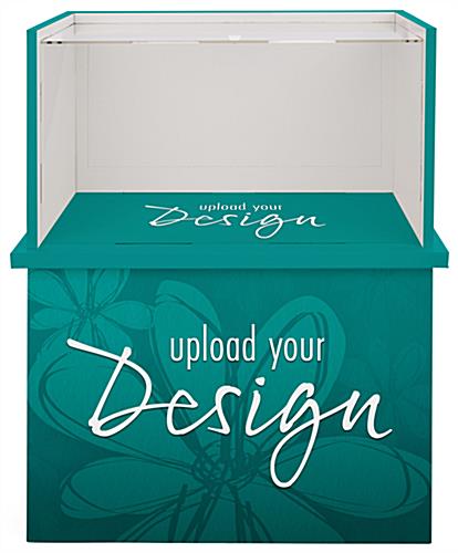 Portable Acrylic Display Counter with Graphics | FSC-Certified