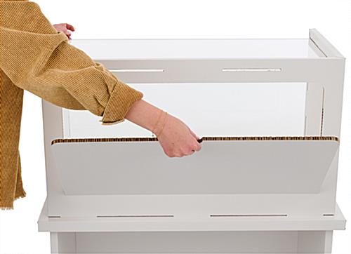 Portable Acrylic Display Counter | Eco-Friendly Design