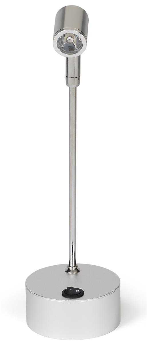 Display Case Spotlights | 4 Sizes, Set of Two in Black or Silver