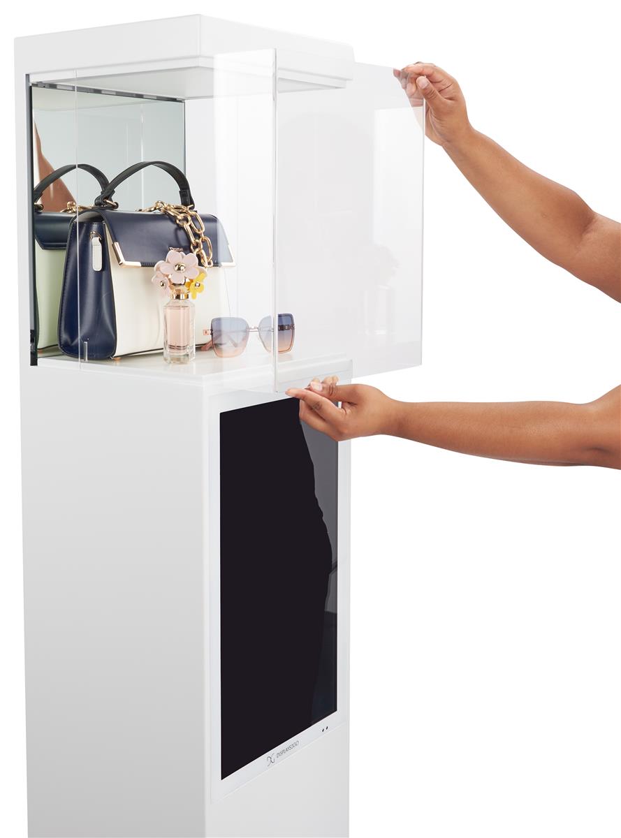Exhibit Pedestal Case with Video Screen | Android 7.1 OS