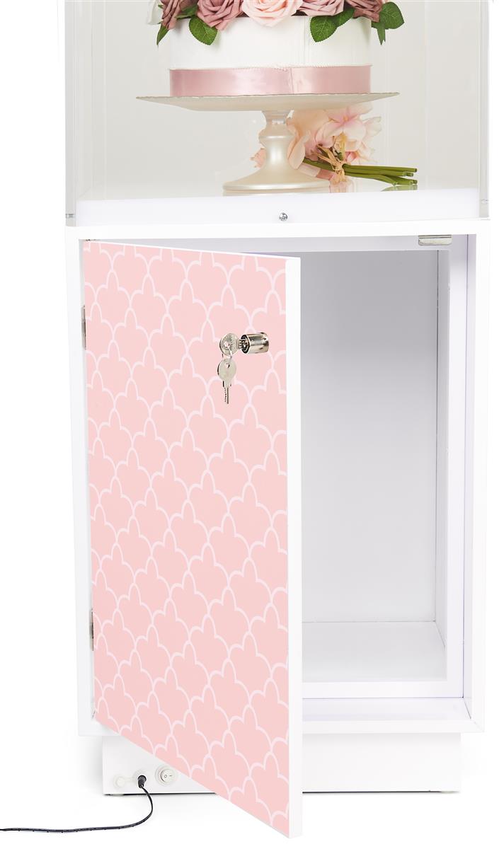 Bottom Lit Pedestal Display with Custom Graphics | Full Color