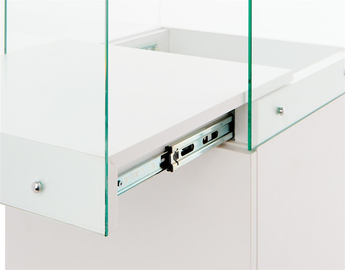 Glass-Top Pedestal Display Case | Frameless Glass Showcase
