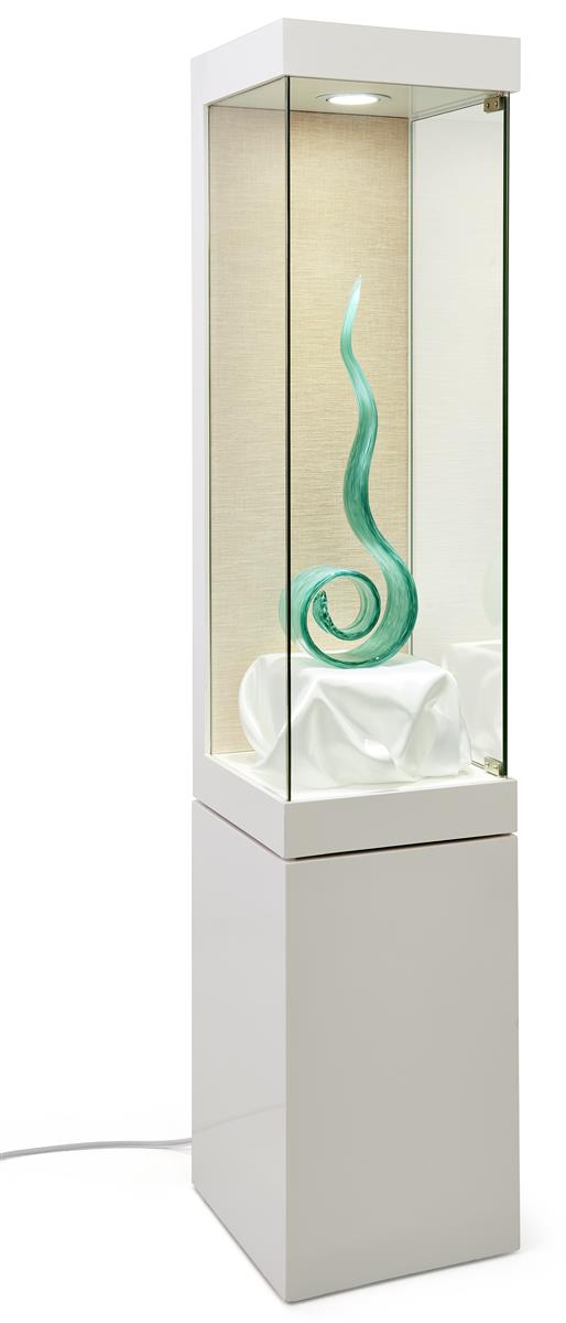 Illuminated Museum Display Case | Lockable Storage Area