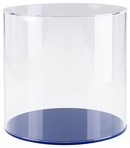 Round Collectible Display Case | Lift-Off Top