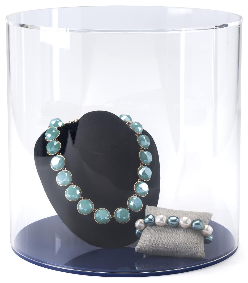 Round Collectible Display Case | Lift-Off Top