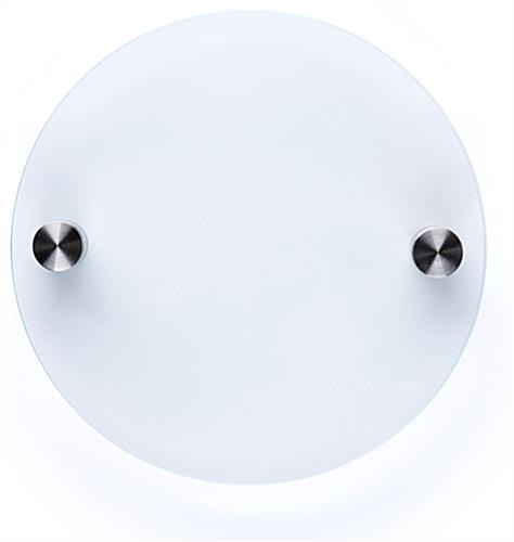 6" Round Acrylic Sign |Wall Mounted Design